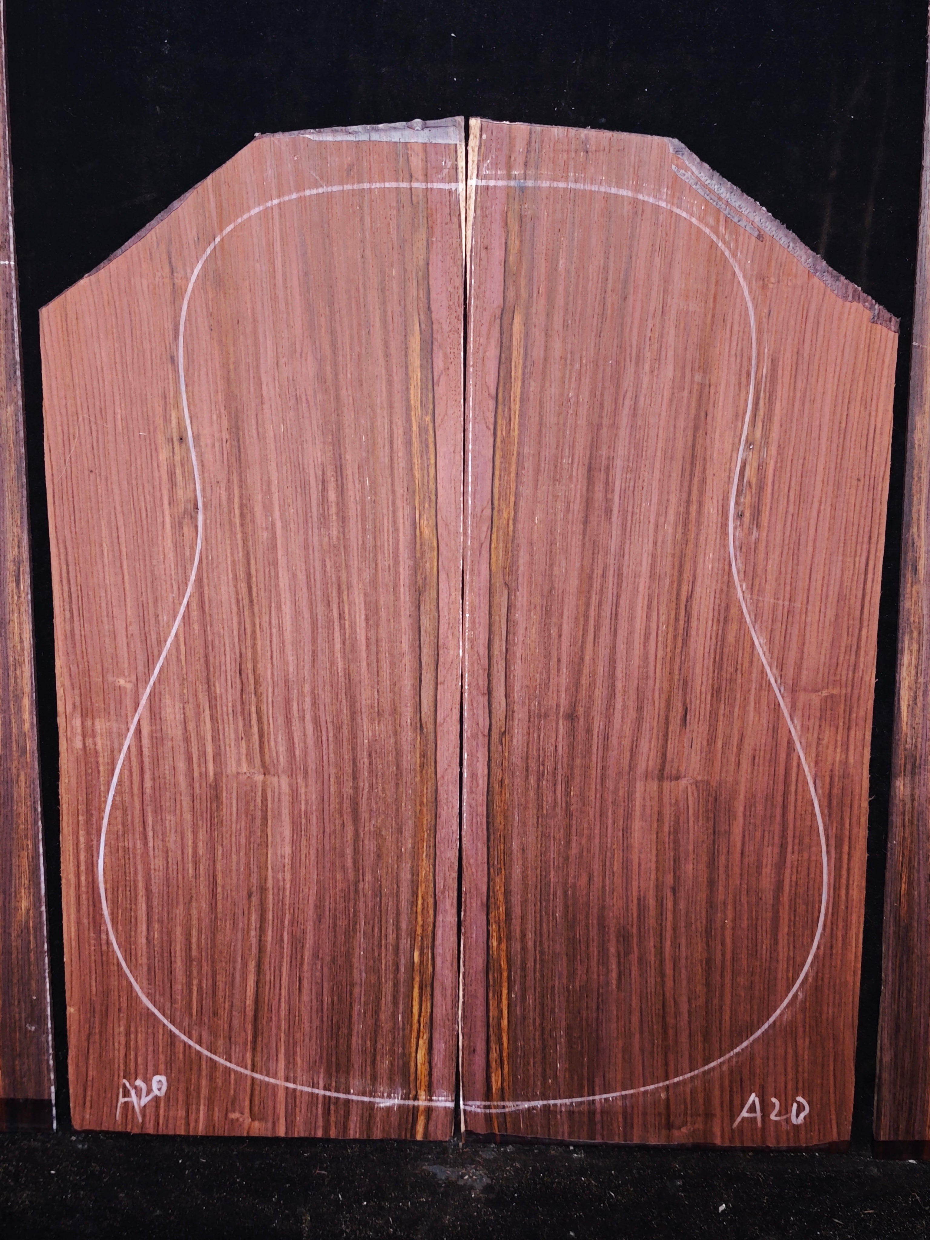 A20 Guatemalan Rosewood back&sides guitar set – OlaTonewood