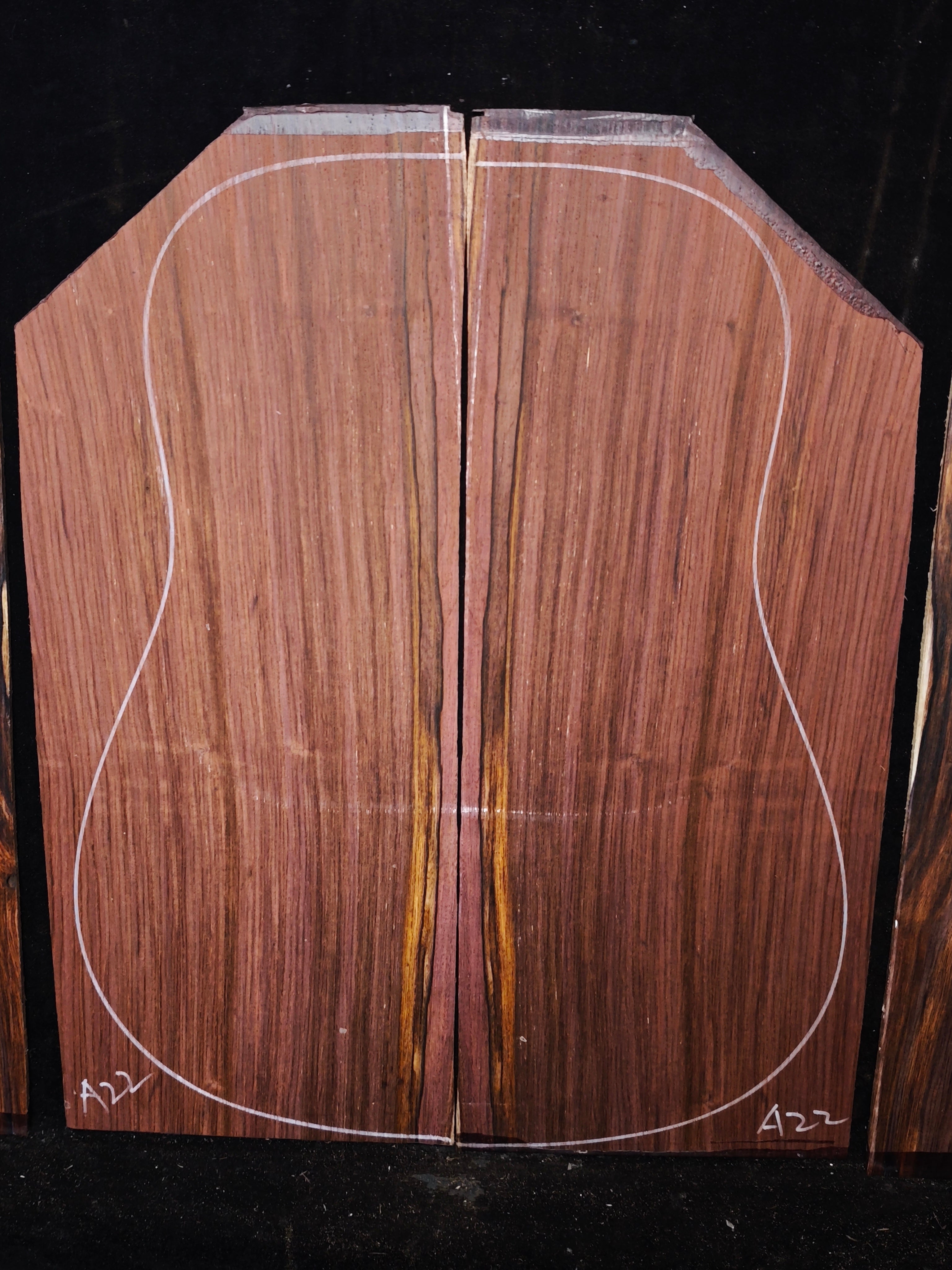 A22 Guatemalan Rosewood back&sides guitar set – OlaTonewood